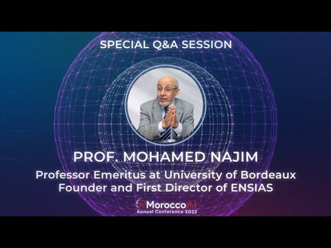 Prof. Mohamed Najim invité à MoroccoAI Conference 2022