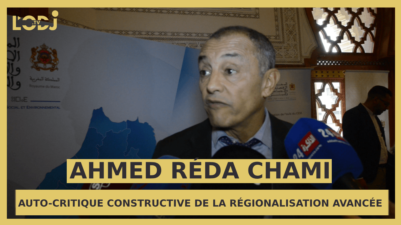Ahmed Réda Chami dans une auto-critique constructive de la ...
